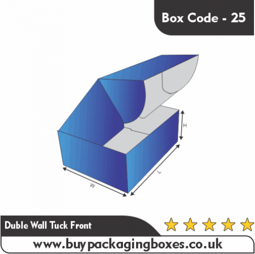 DOUBLE WALL TUCK FRONT BOXES - DOUBLE WALL TUCK FRONT BOXES Printing UK