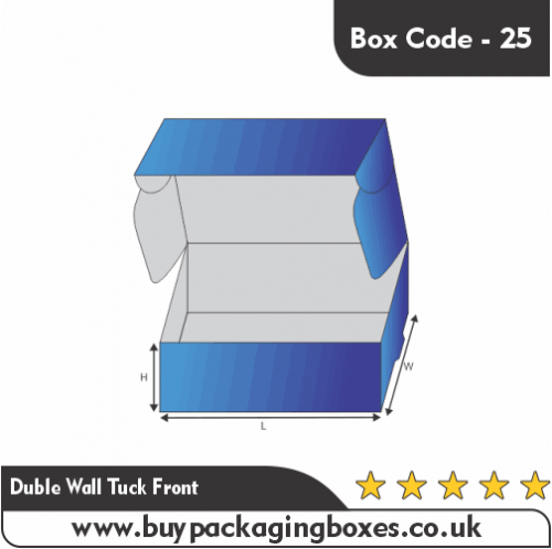 DOUBLE WALL TUCK FRONT BOXES - DOUBLE WALL TUCK FRONT BOXES Printing UK