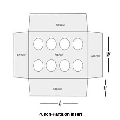 ELEGANT DESIGNED PUNCH INSERT BOXES UK