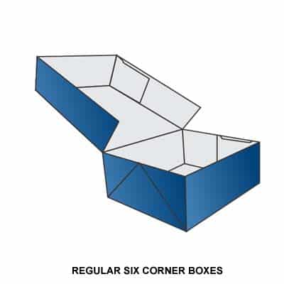 REGULAR SIX CORNER BOXES | REGULAR SIX CORNER BOXES Printing UK